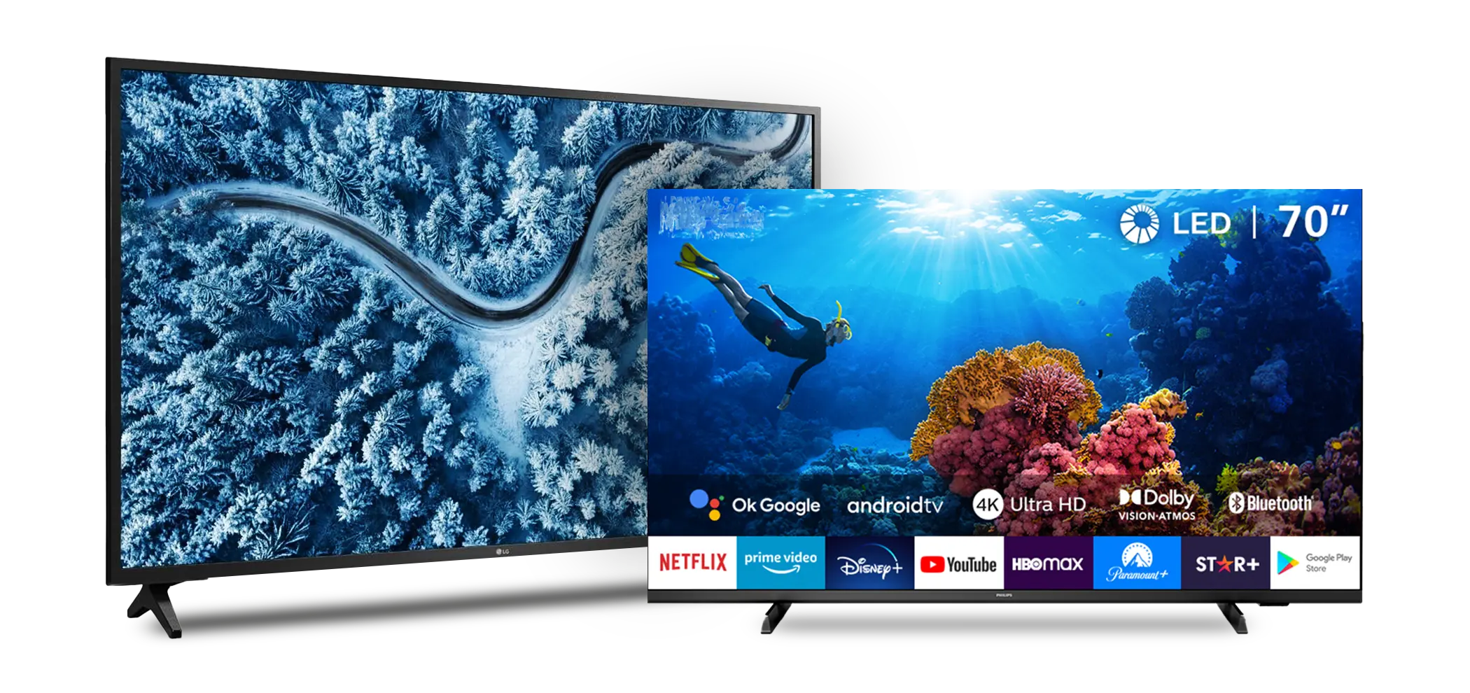 Pantallas 70 Pulgadas Smart TV, LED; OLED, 4K y más | Claroshop