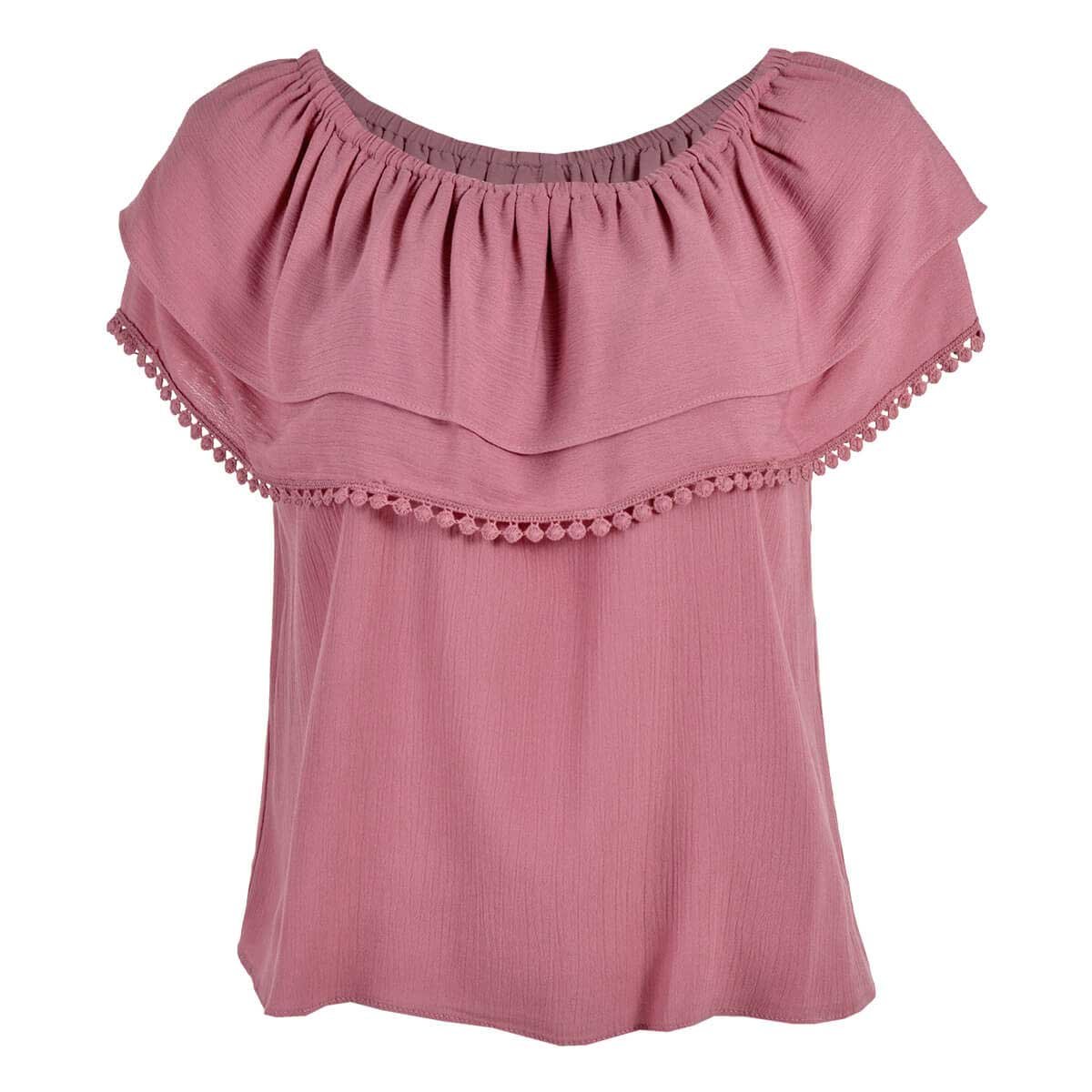 Blusa con olan en pecho philosophy jr