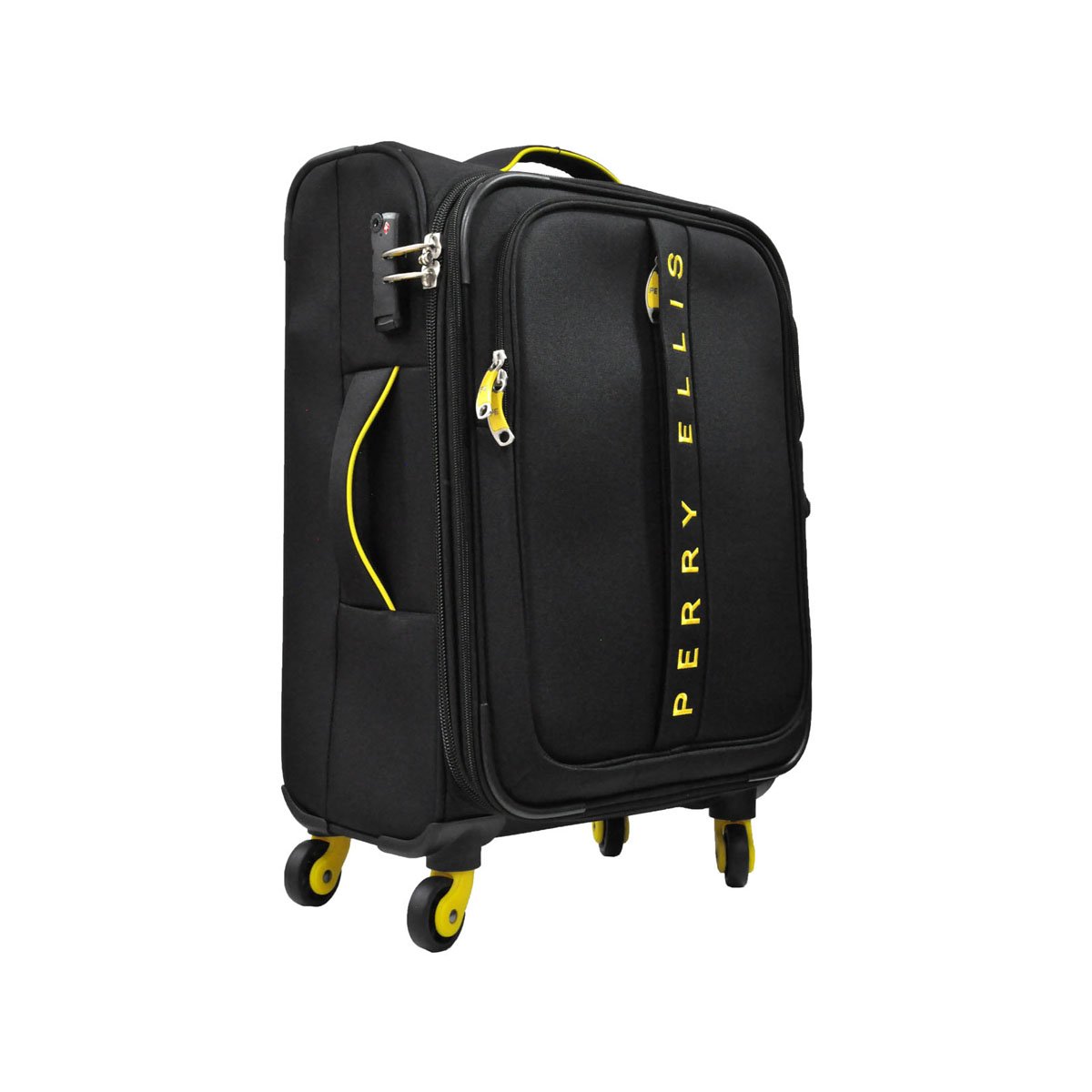 Maleta vertical orion 20 negro perry ellis