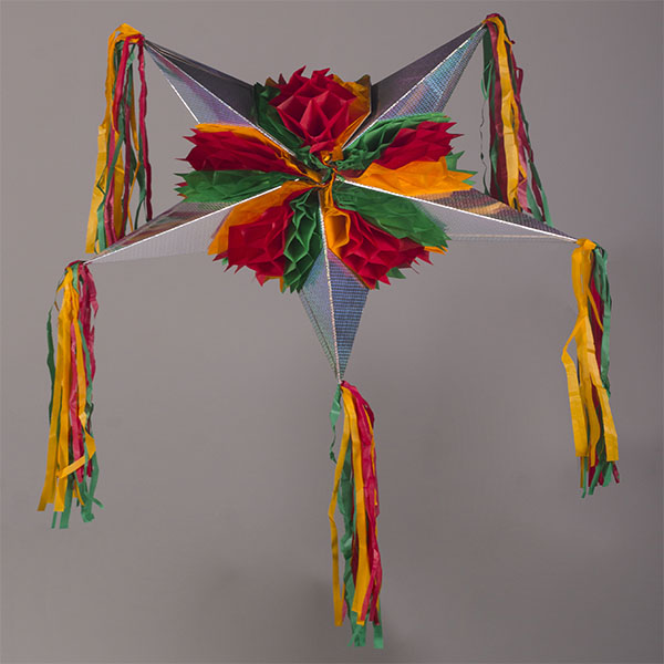 Piñata2go piñata plegable de estrella tricolor