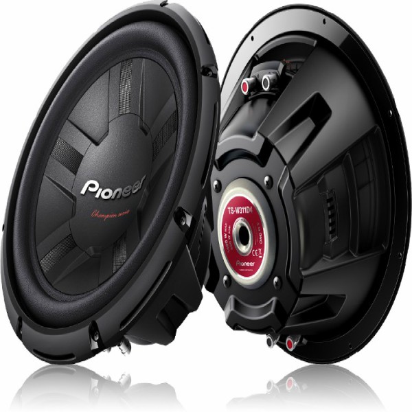 Subwoofer, pioneer, de 12 pulgadas con doble bobina, ts-w311d4