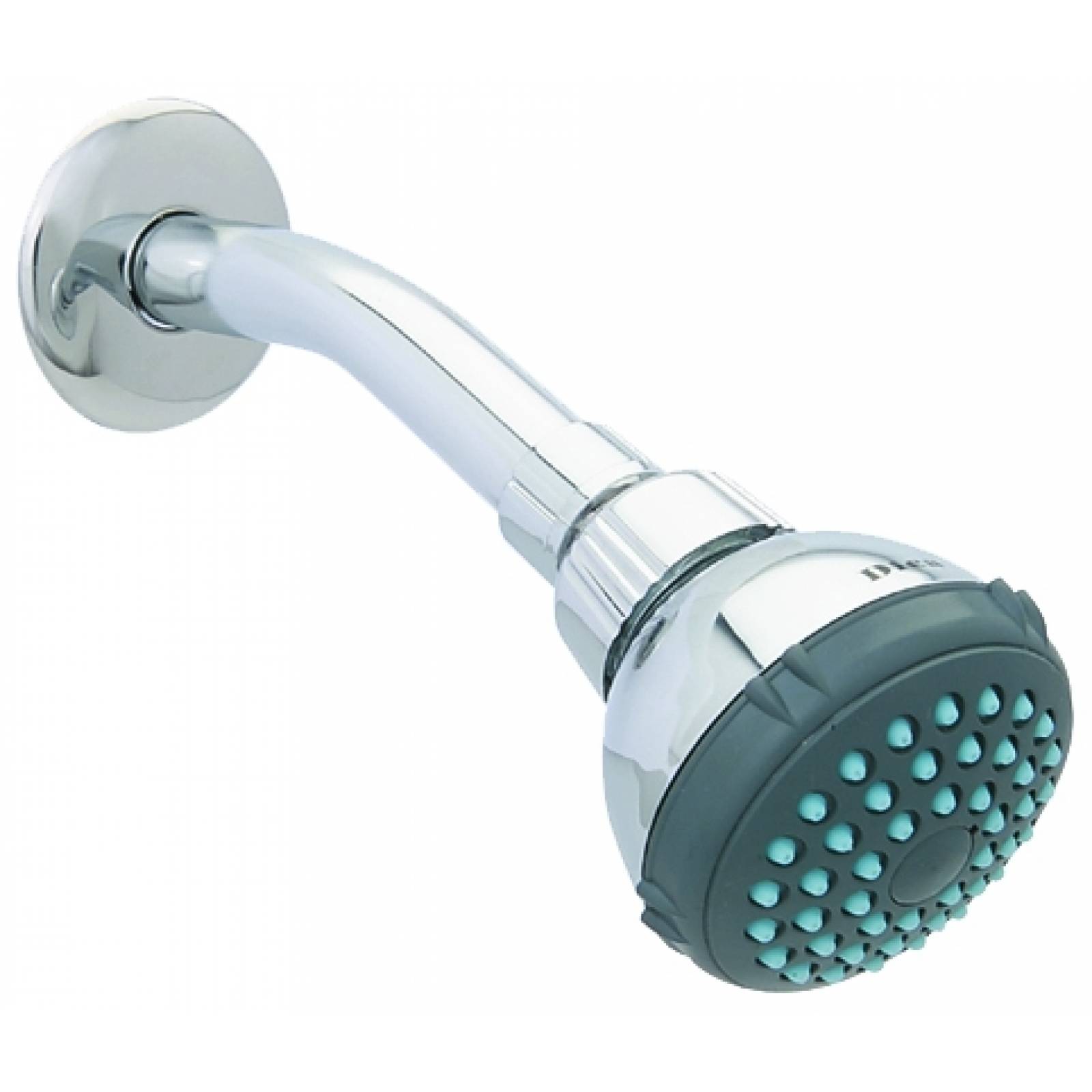 Regadera de cebolla cromo con brazo y chapetón 4506bv dica