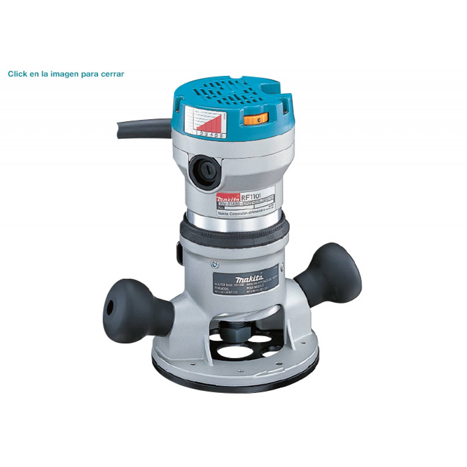Router rebajadora makita 2 hp rf1101