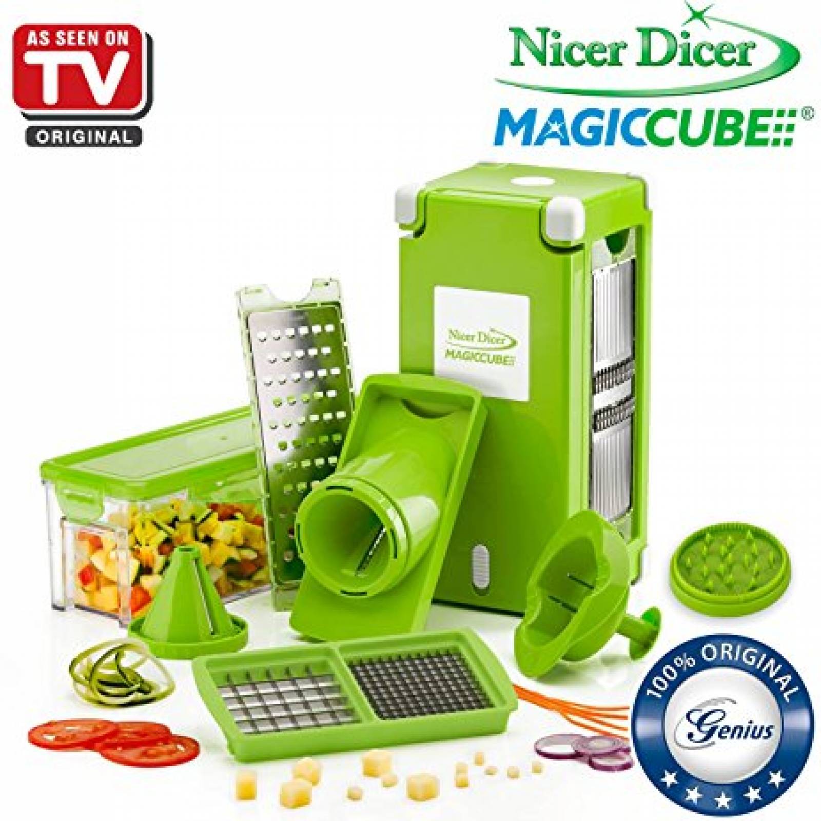 Nicer dicer magic cube
