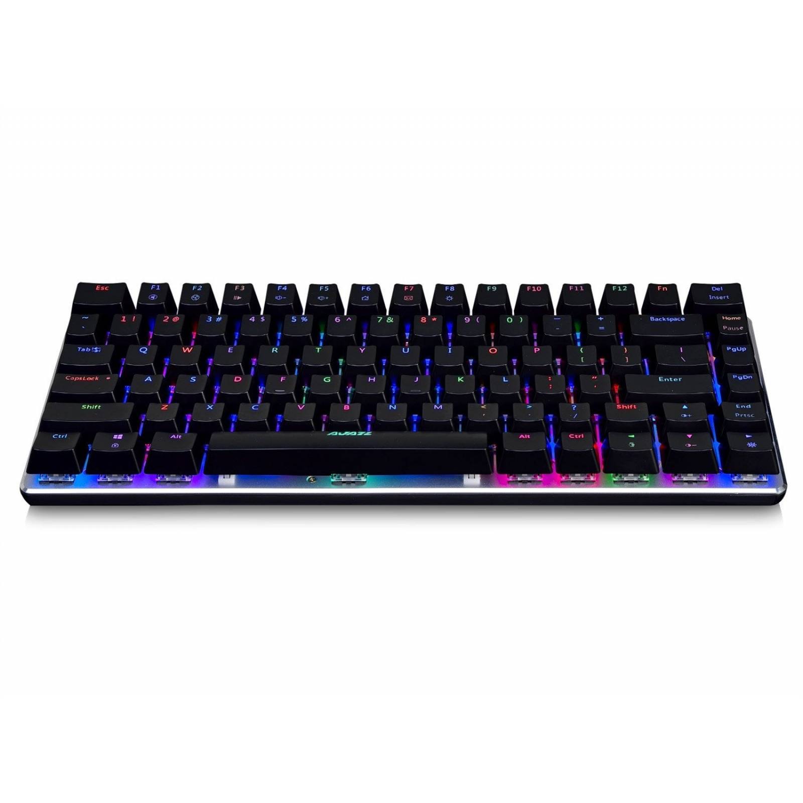 Ajazz firstblood geek rgb mecánico gaming teclado azul -azul