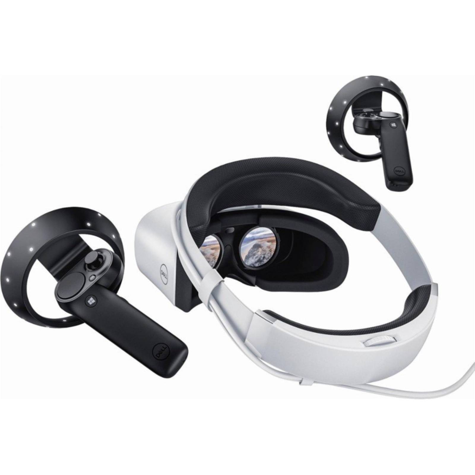 Visor virtual vr dell con 2 controles para pc windows - bco