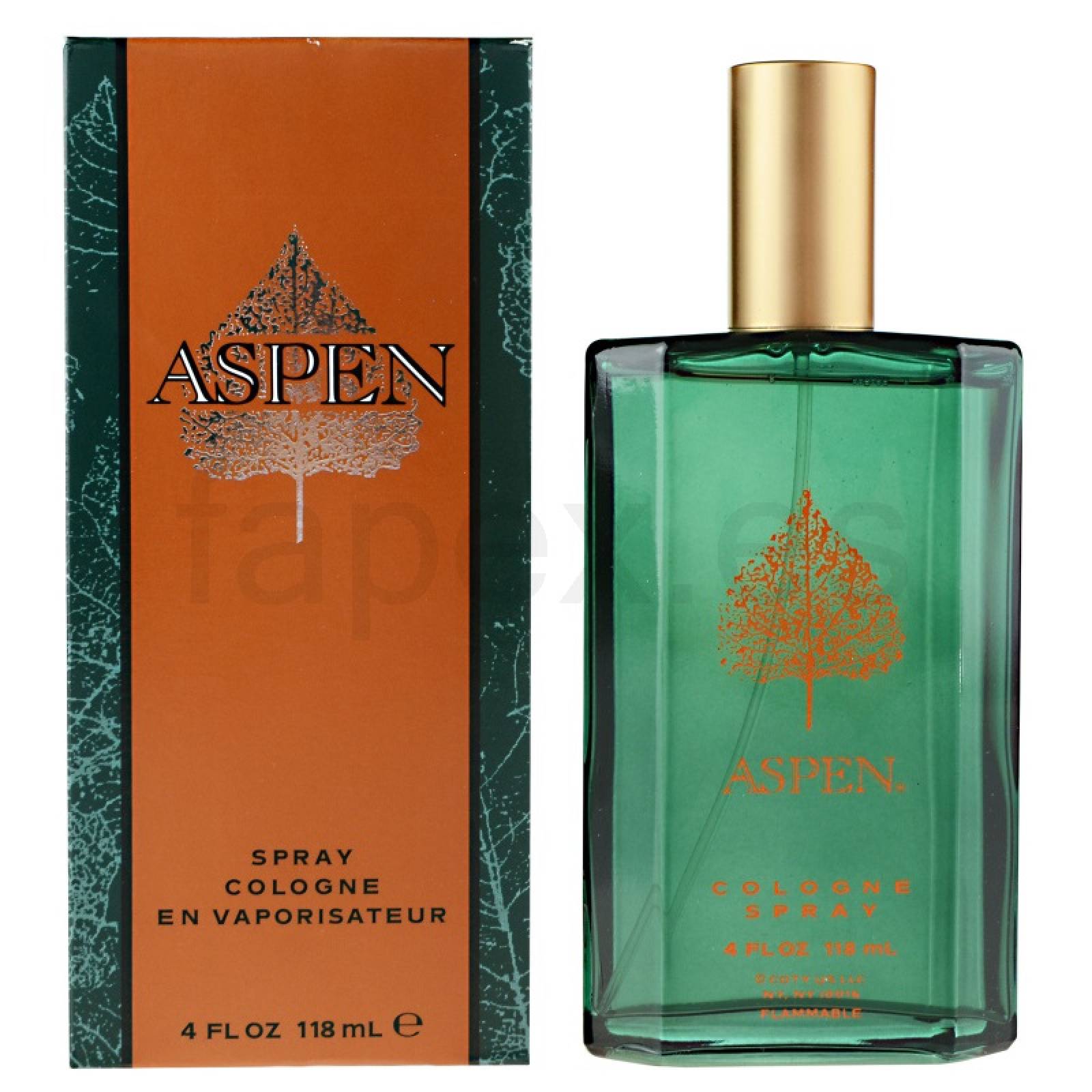 Aspen 118 ml cologne spray de aspen fragancia para caballero