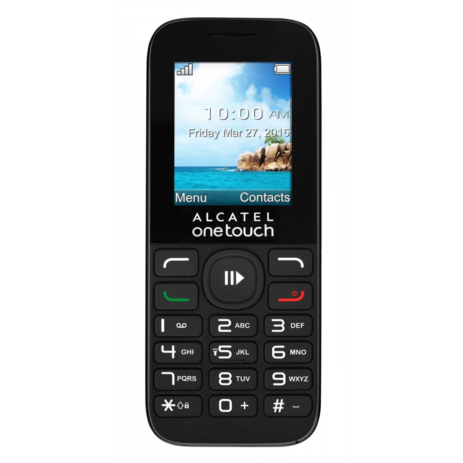 Celular alcatel gsm ot-1050a negro telcel