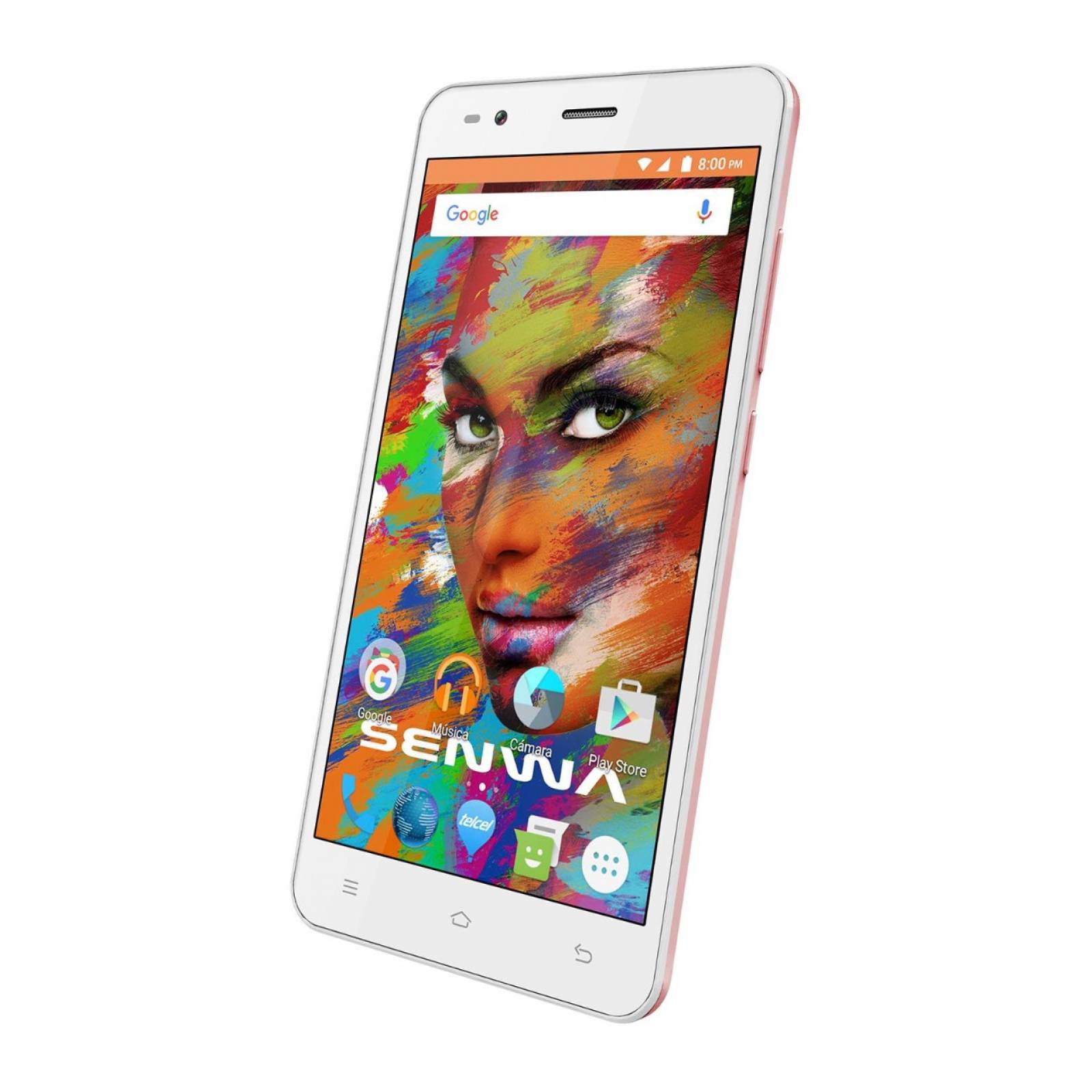 Celular senwa 3-g s6000 colossus color rosa telcel